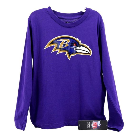NFL | Shirts & Tops | Baltimore Ravens Nfl Team Logo Long Sleeve Tshirt ...